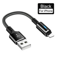 onn. 6' Braided Lightning to USB Cable, White - Walmart.com