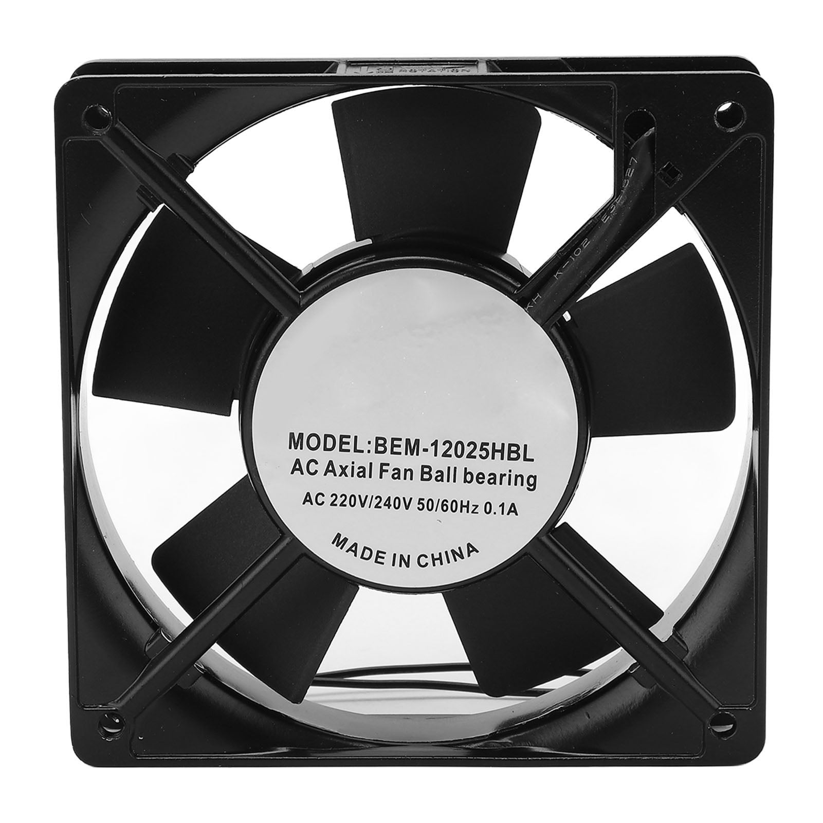 Ultra-Silent High-Power Axial Fan with 50,000 Hour Dual Ball Bearing ...