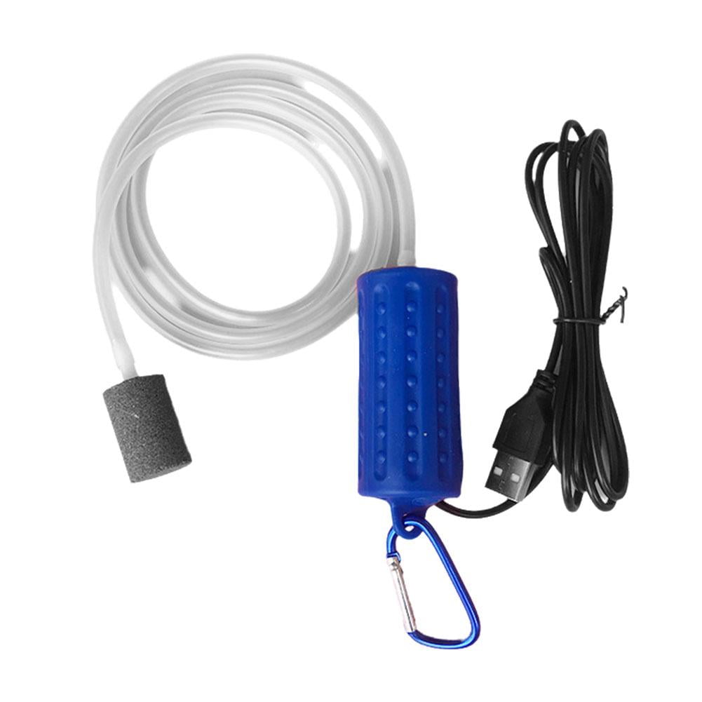 Ultra Silent Portable Mini USB Aquarium Fish Tank Oxygen Pump I7T1 ...