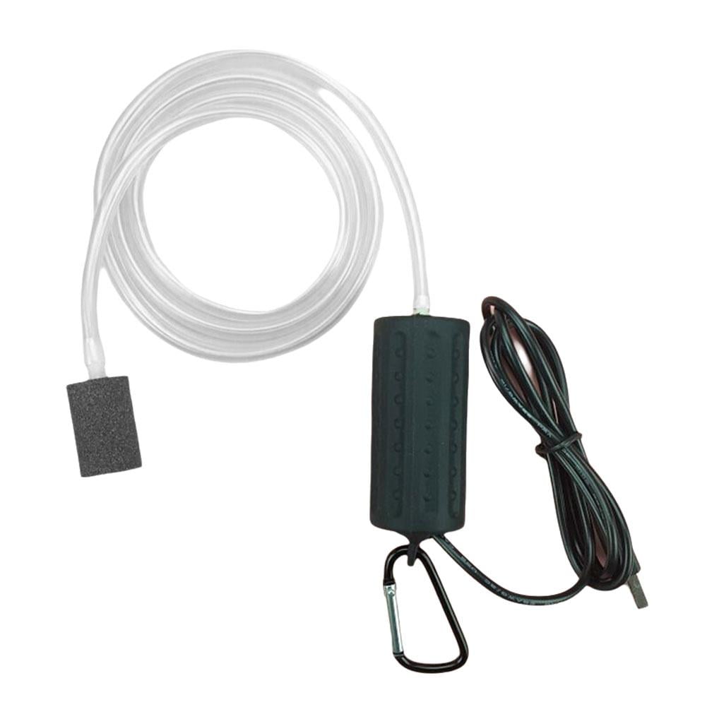 Ultra Silent Portable USB Aquarium Mini Fish Tank Oxygen Energey-Saving ...