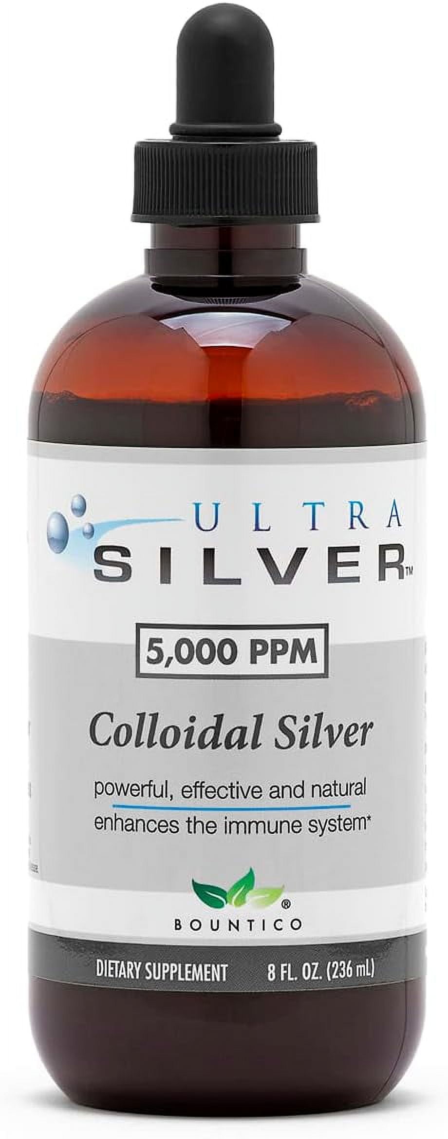 Ultra Silver® Colloidal Silver | 5000 PPM 8 Oz (236mL) | Ships as (2) 4 ...