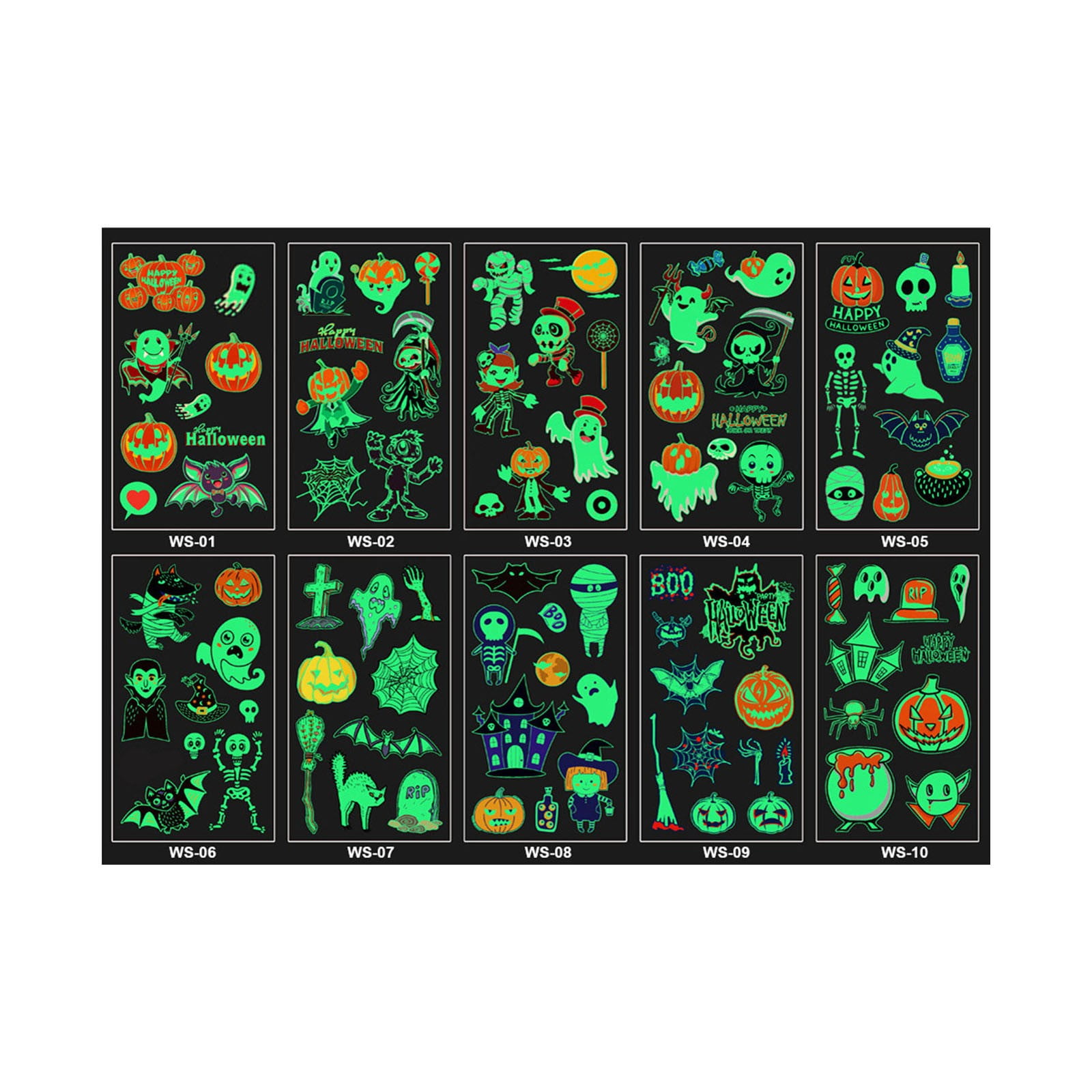 Ultra Skin Tone Soap Temporary Tattoos For Kids Glowing In The Dark ...