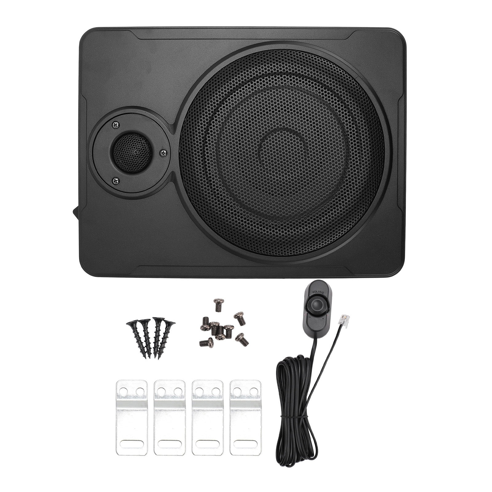 Ultra Slim 8-Inch Car Subwoofer, 600W Powered Compact Aluminium Alloy ...