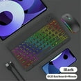 Ultra-Slim Backlit Wireless Keyboard and Mouse Set, Portable Optical ...