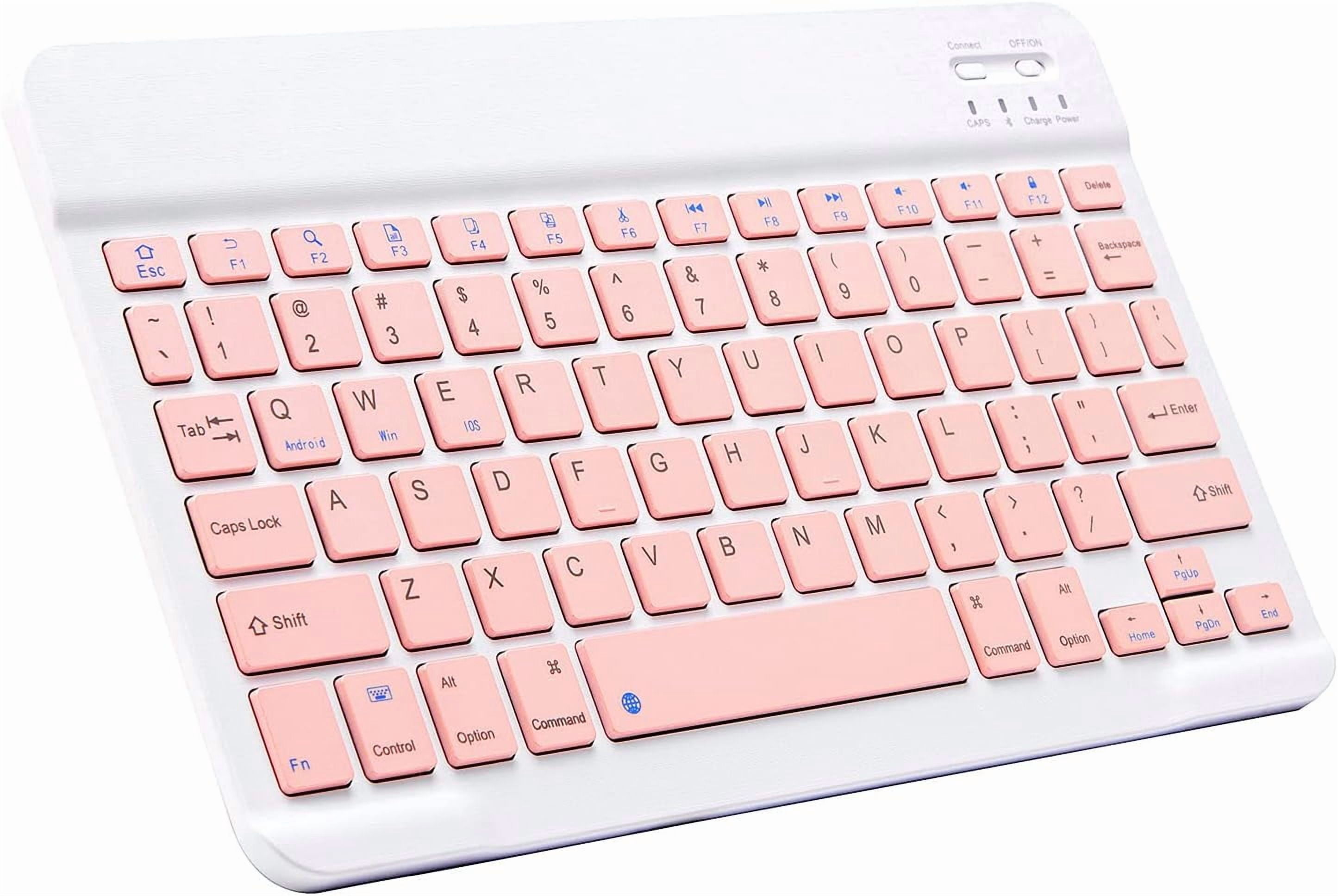 Ultra-Slim Bluetooth Keyboard Portable Mini Wireless Keyboard ...