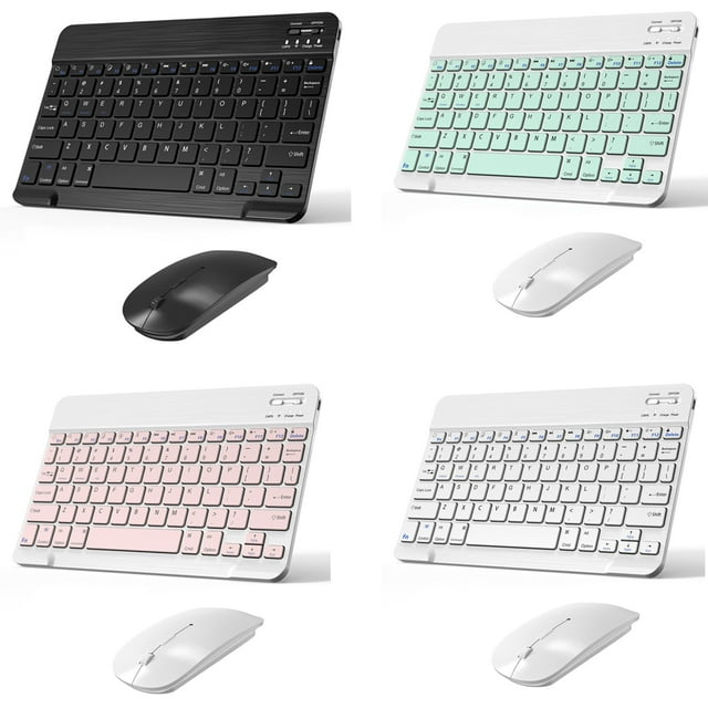 Ultra-Slim Bluetooth Keyboard Portable Mini Wireless Keyboard ...