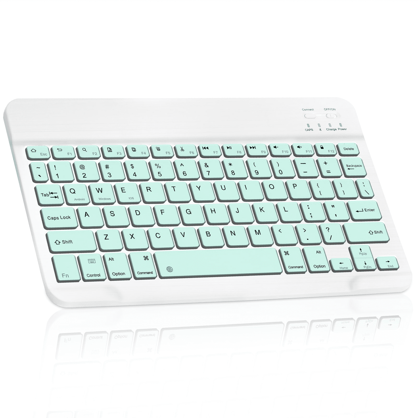Ultra-Slim Bluetooth rechargeable Keyboard for Motorola Edge 20 Pro and ...