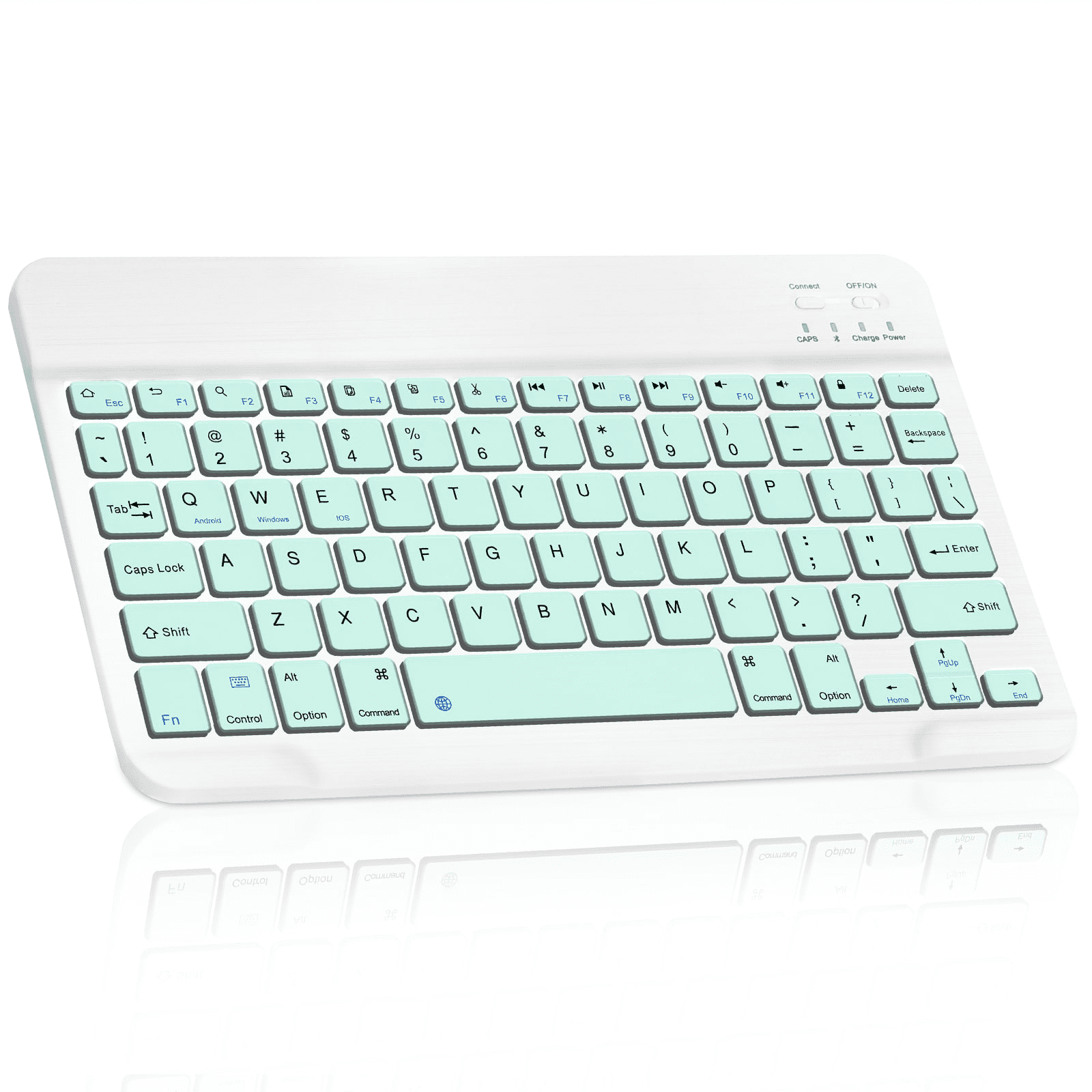 Ultra-Slim Bluetooth rechargeable Keyboard for Oppo Find X3 Pro and all ...