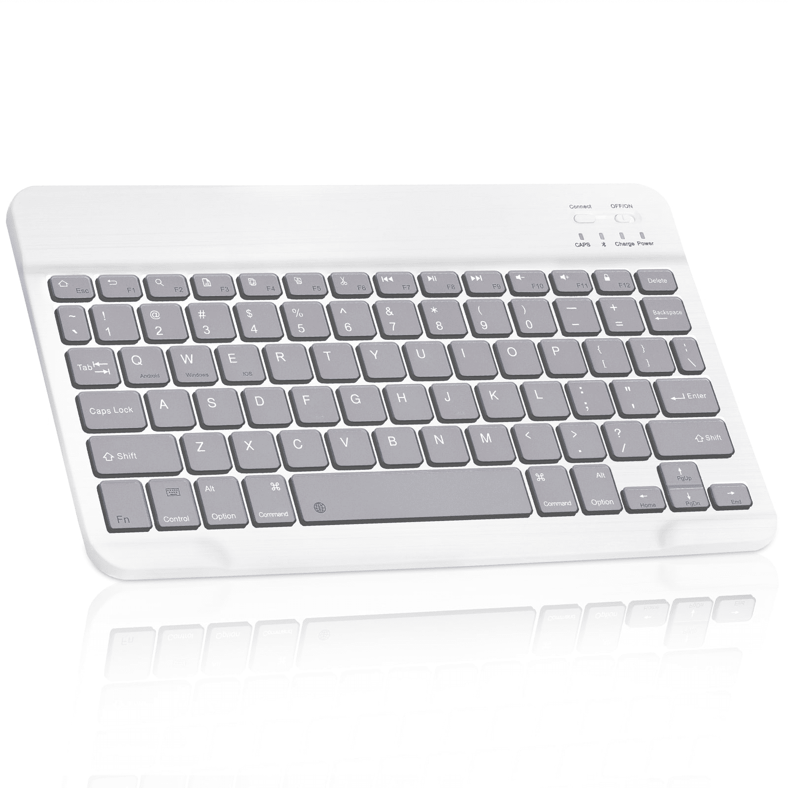 Ultra-Slim Bluetooth rechargeable Keyboard for Motorola Moto G100 and ...