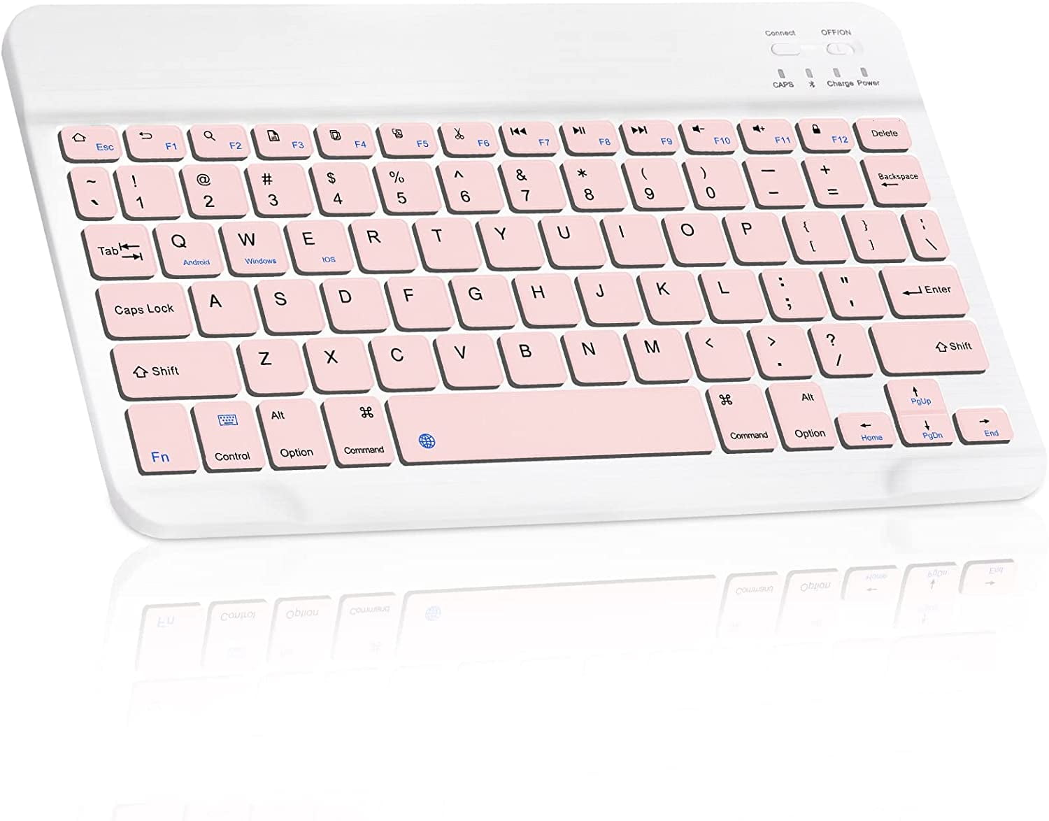 Ultra-Slim Bluetooth rechargeable Keyboard for TCL 30 and all Bluetooth ...