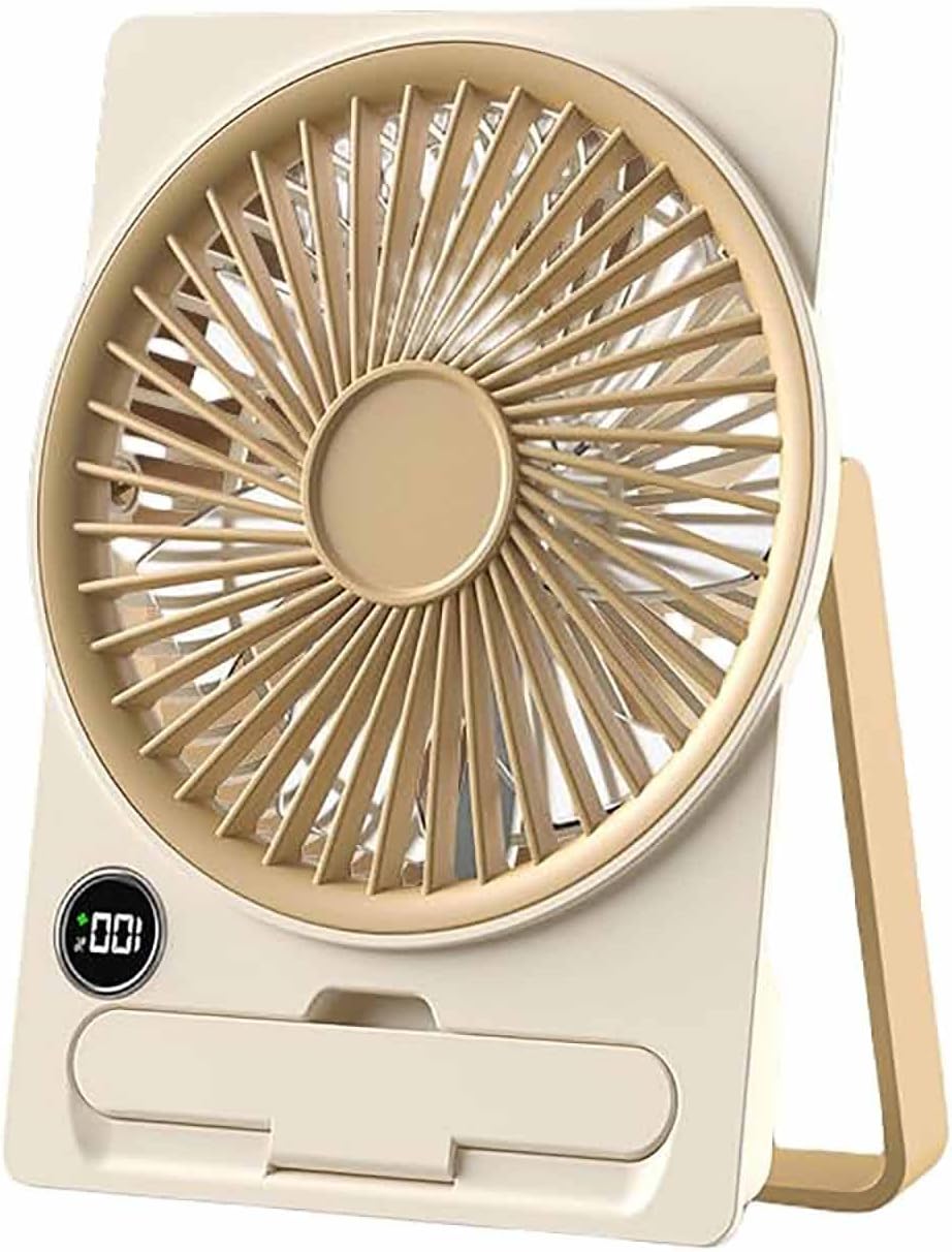 Ultra Slim Card USb Rechargeable Mini Fan,2025 New Ultra-Quiet Portable ...