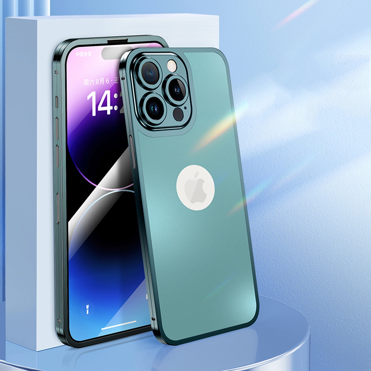 Ultra-Slim Case for iPhone 13 with Tempered Glass Screen Protector ...