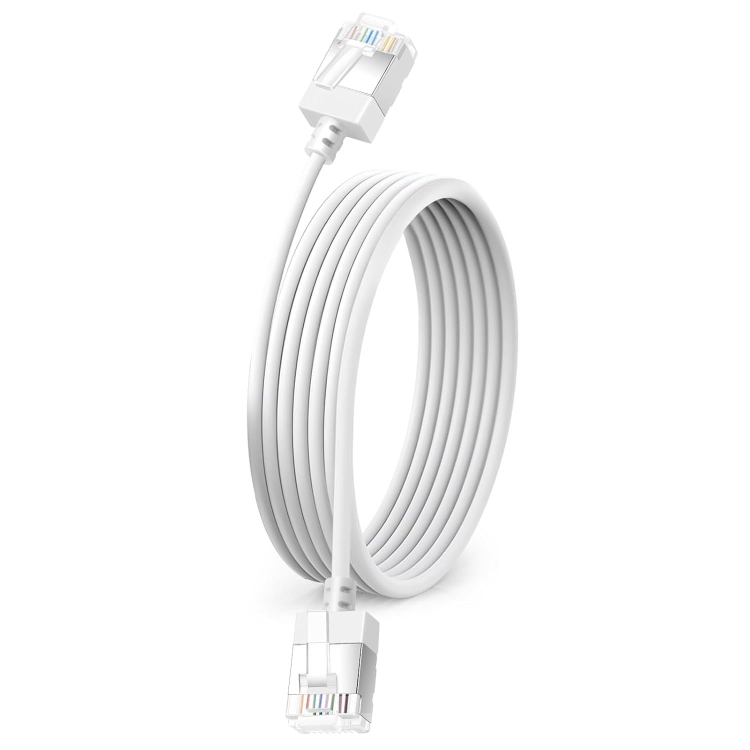 Ultra Slim Cat 6 Ethernet Cable 25 Feet, Flexible Rj45 Cat 6a LAN Cord ...