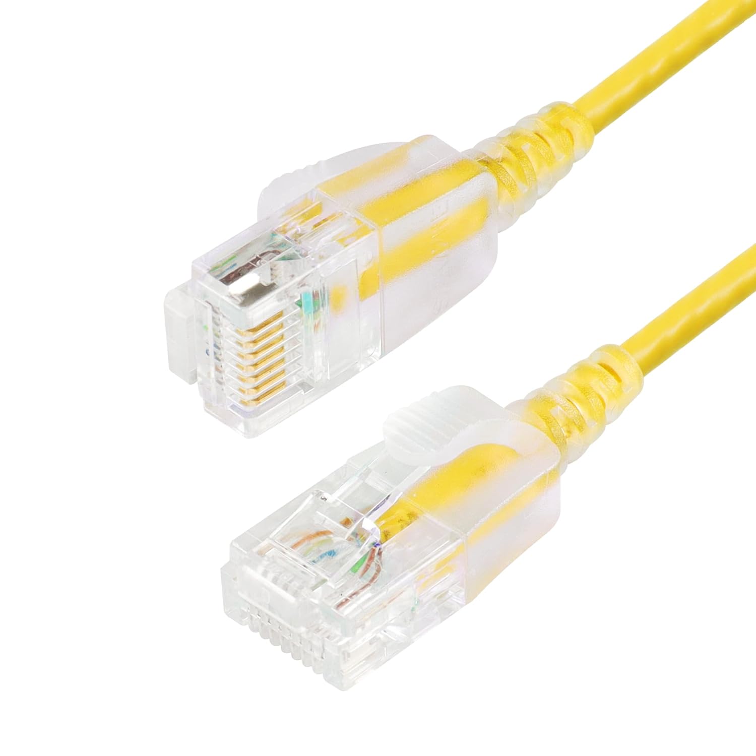 Ultra-Slim Cat6A Ethernet Cable, High Speed 10Gbps 500Mhz Network Cord ...
