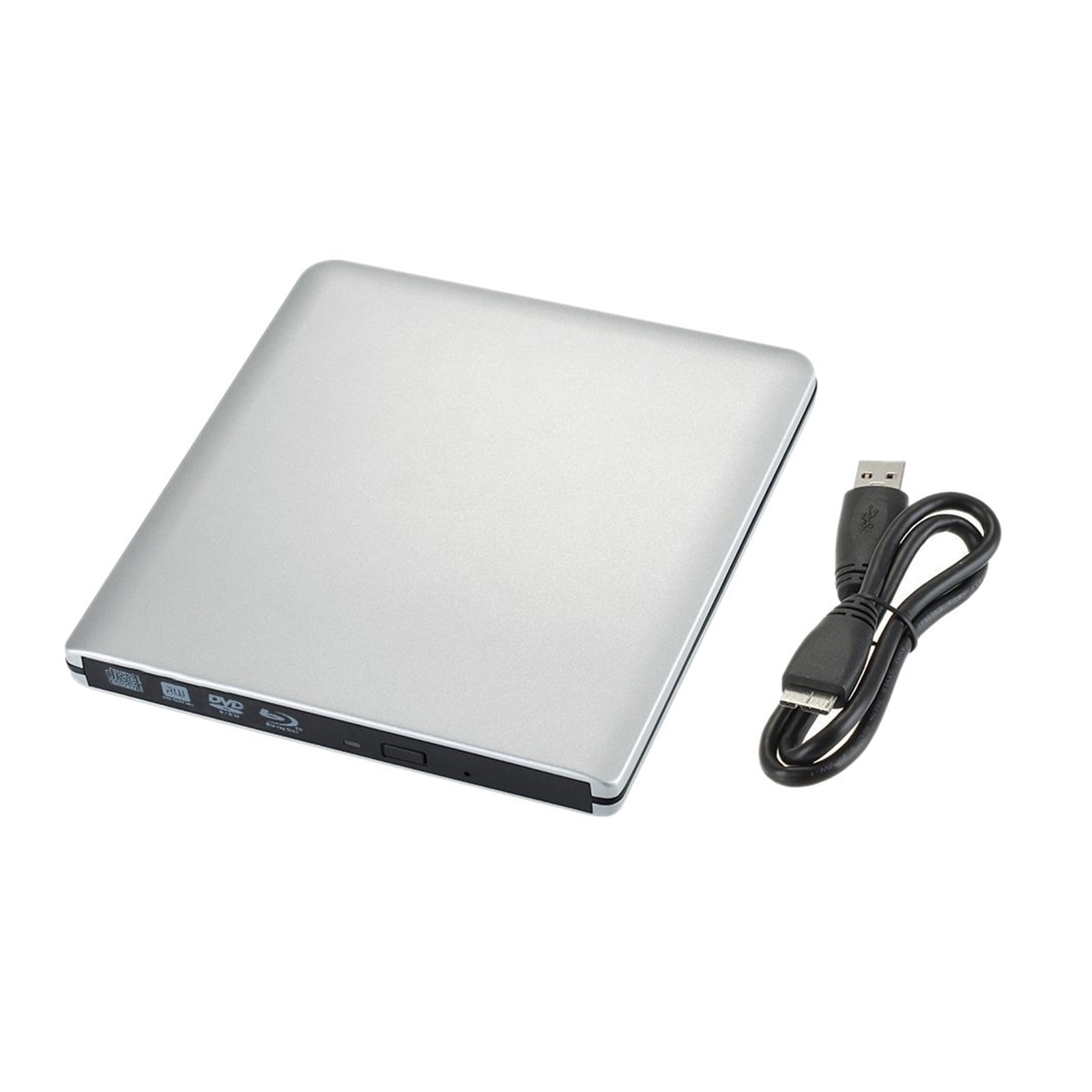 Ultra-Slim External Optical Drive with 4K Blu-Ray Burning, USB 3.0, DVD ...