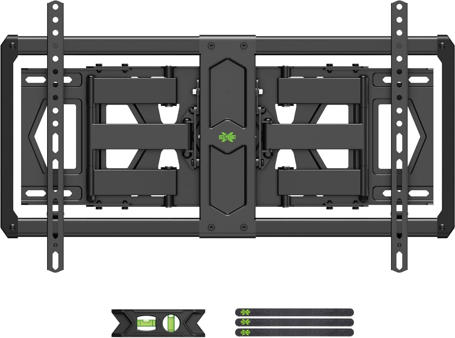 Ultra-Slim Full Motion TV Wall Mount for 37-90 inch Flat Screen/LED/4K TV, TV Mount Dual Swivel ...