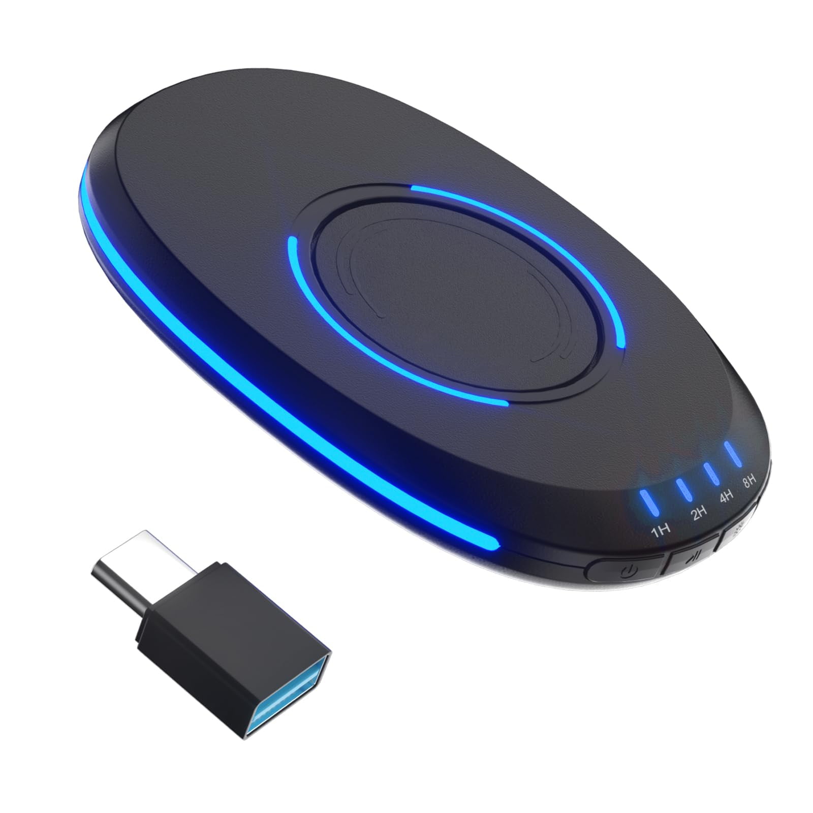 Ultra Slim Led Mouse Mover Device Jiggler With Random Interval Timer