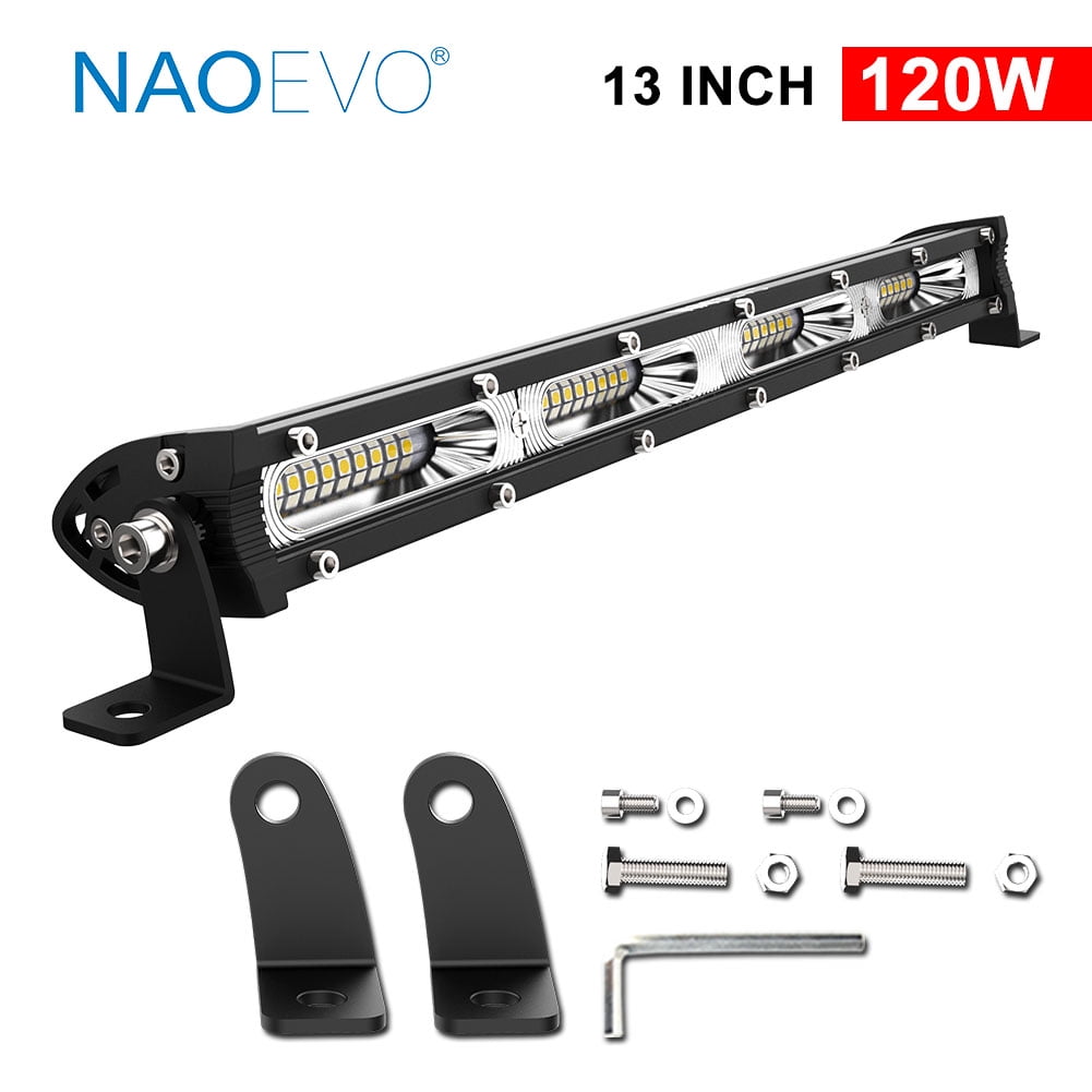 Ultra Slim Led Light Bar 7 14 20 inch 12V 24V Flood Fog Lamp Work Light ...