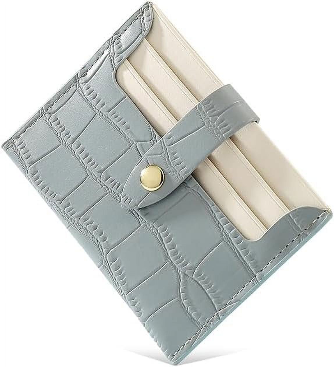 Ultra Slim Minimalist Front Pocket Wallet, Card Wallet in Colorblock PU ...