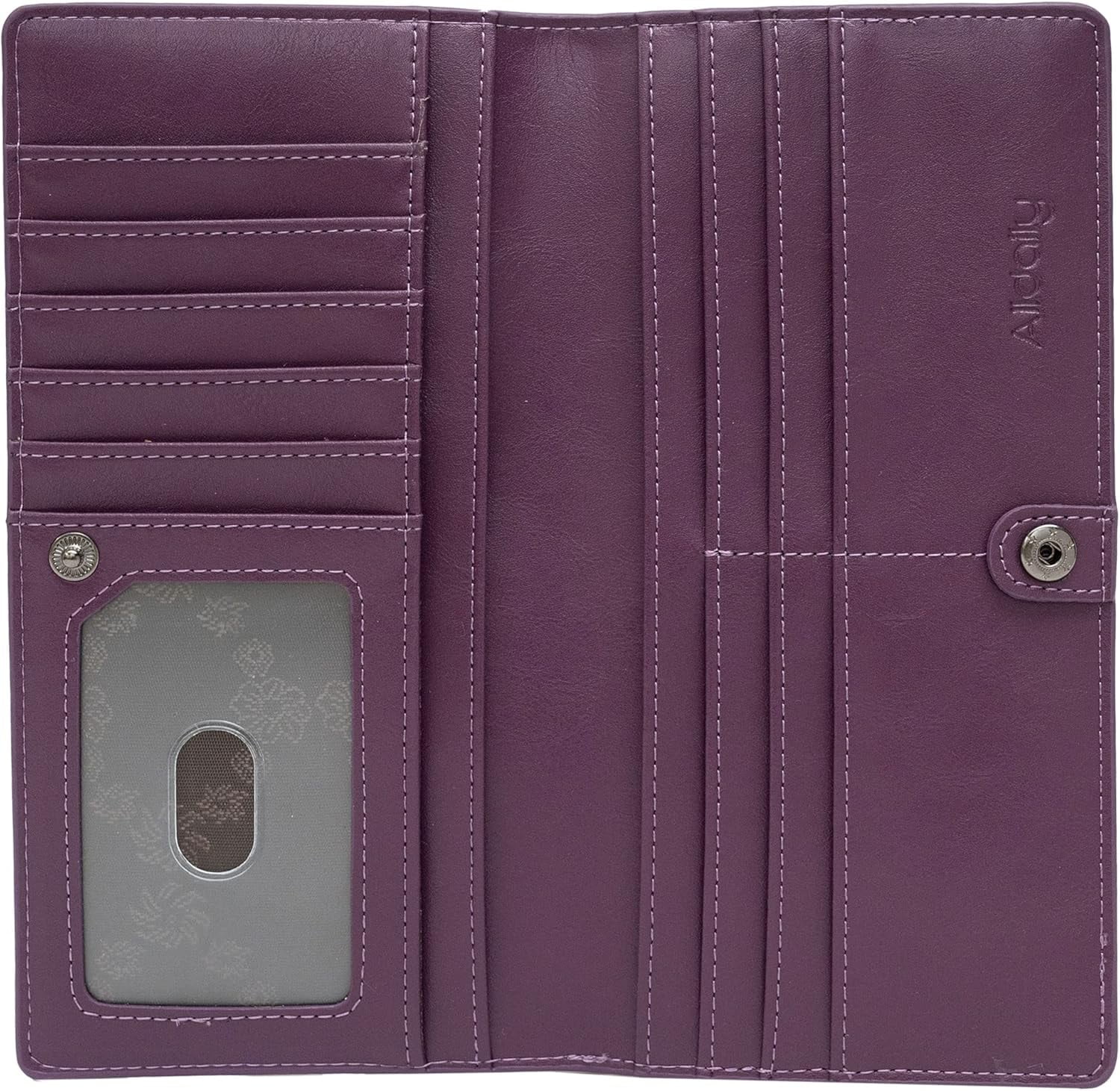 Ultra Slim Thin Women Wallet RFID Blocking Credit Card Holder Bifold ...
