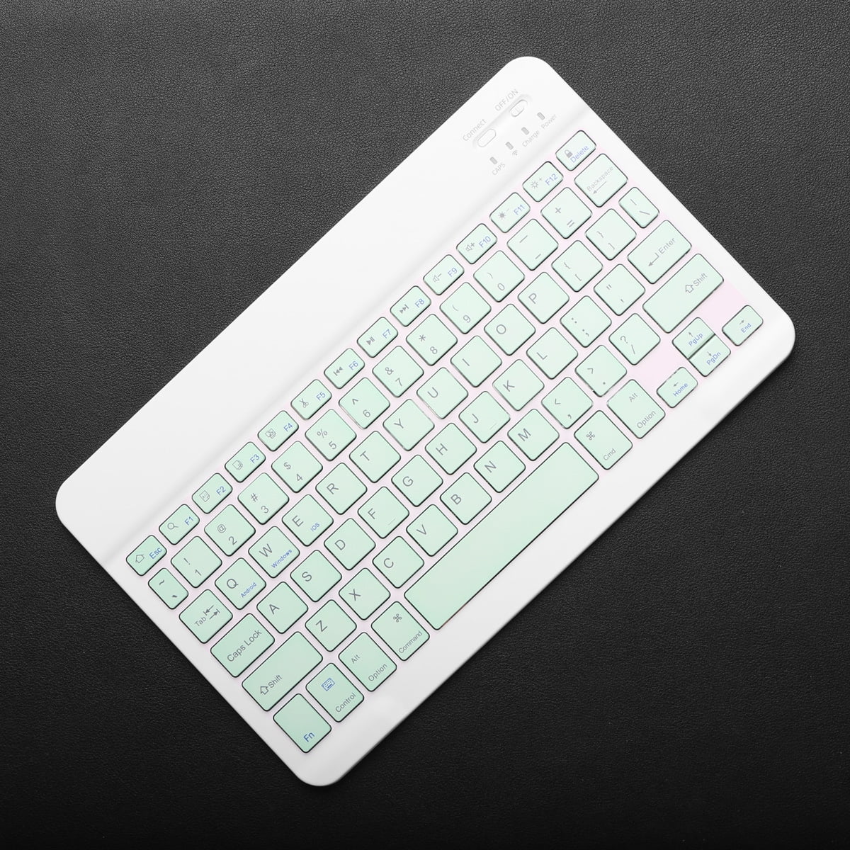 Ultra Slim Wireless Keyboard Mini 78 Key Bluetooth Compatible Rechargeable Keyboard For Android
