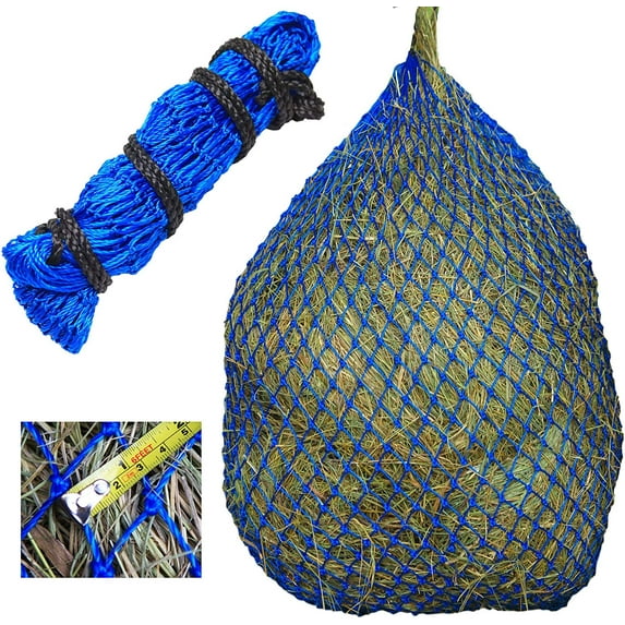 Ultra Slow Hay Feeder Nets, 39" Length With 1"1/4" Feeding Holes, Horse ...