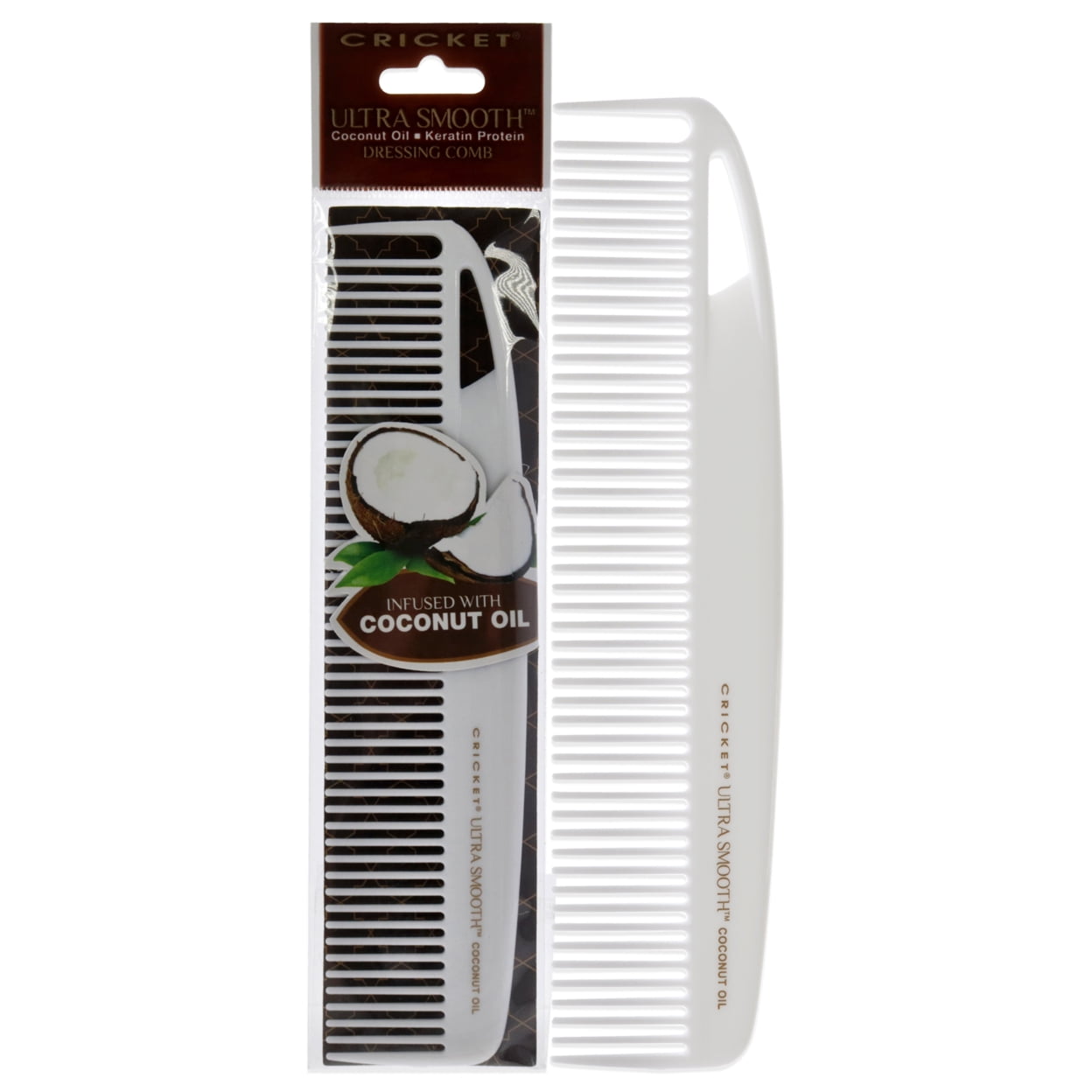 Ultra Smooth Coconut Dressing Comb by Cricket for Unisex - 1 Pc Comb ...