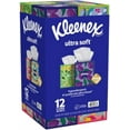 Ultra Soft 3-Ply Facial Tissues, 12 Cube Boxes (72 tissues/box, 12 ...