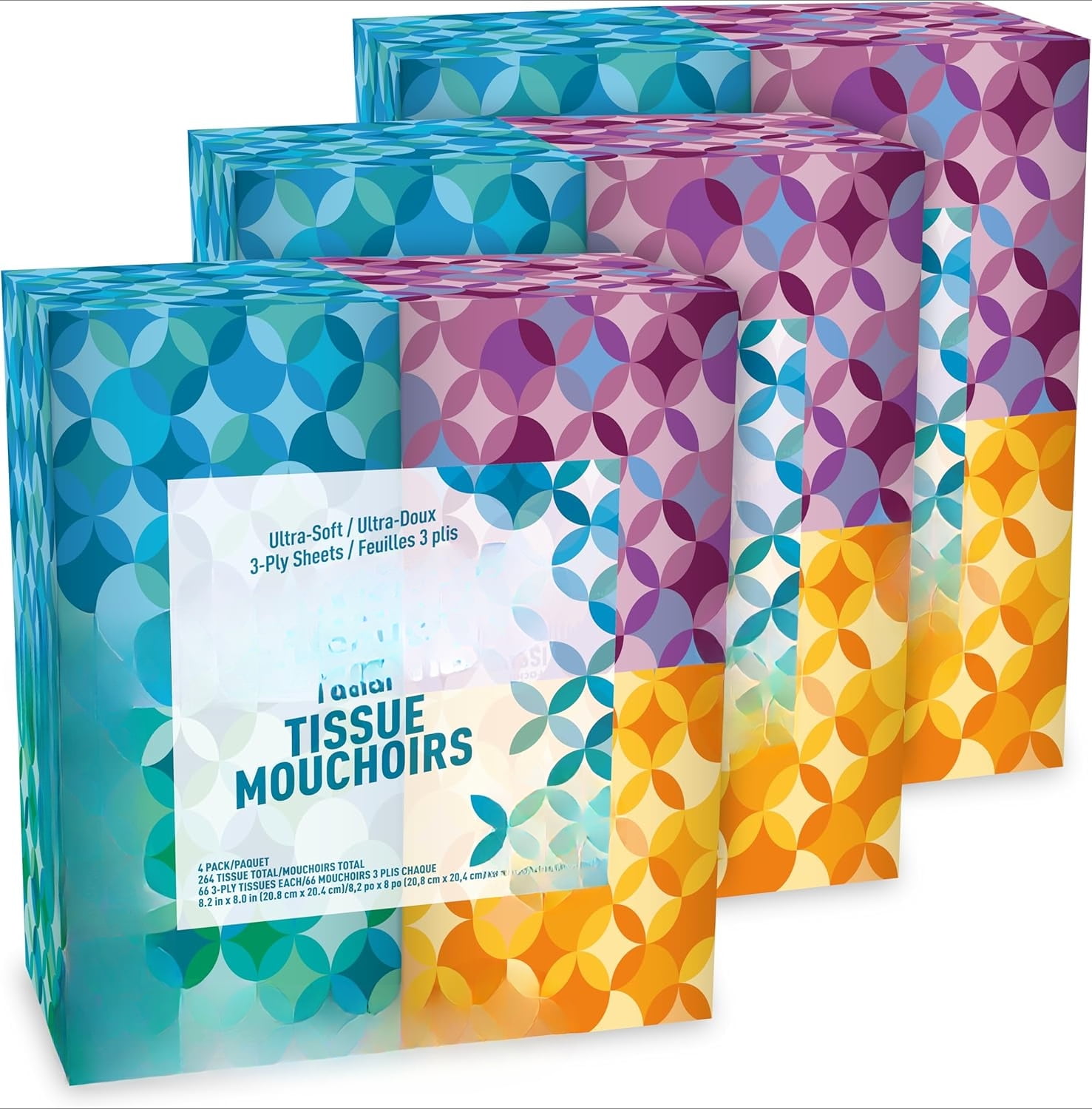 Ultra-Soft 3-Ply Premium Facial Tissues - Walmart.com