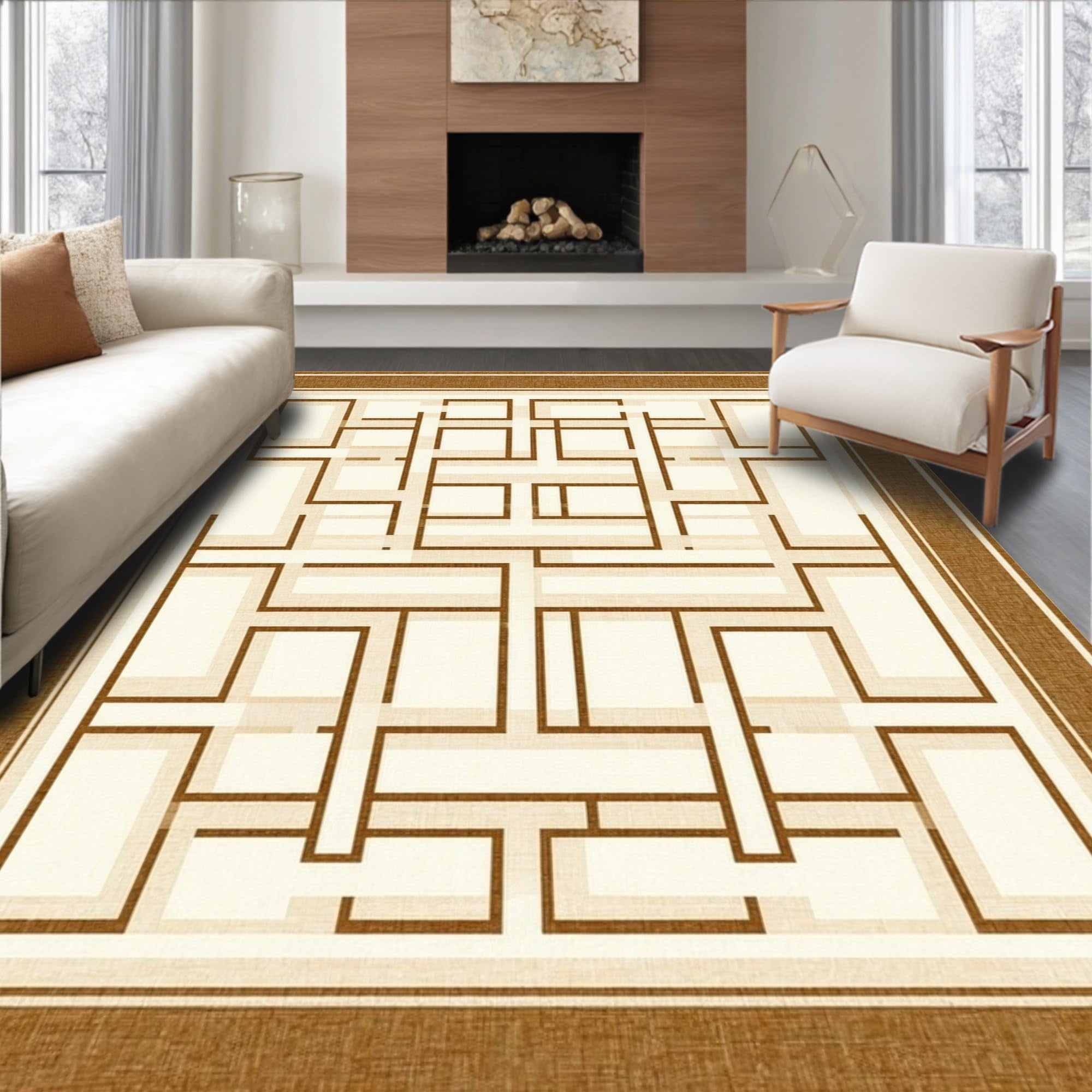 Ultra Soft Area Rug 2x3, Non Slip, Stain Resistant, Washable Area Rugs ...