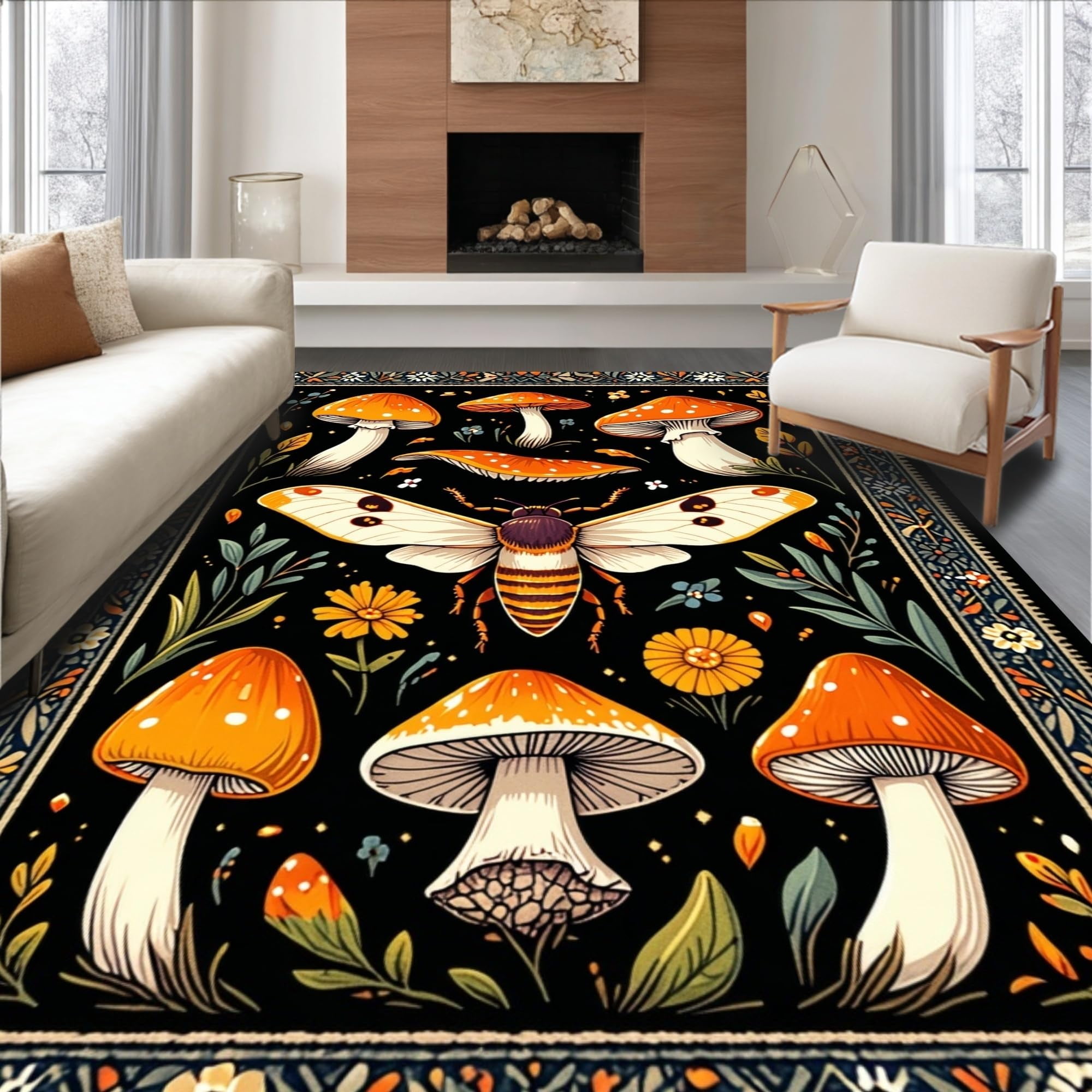 Ultra Soft Area Rug 2x3, Non Slip, Stain Resistant, Washable Area Rugs ...