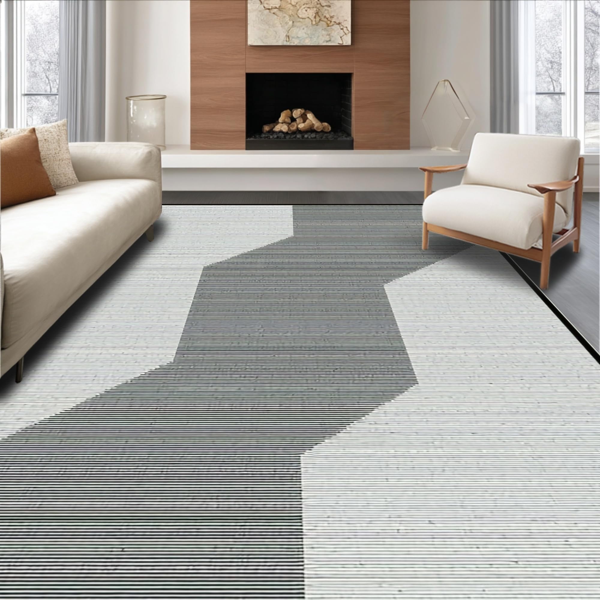 Ultra Soft Area Rug 3x5, Non Slip, Stain Resistant, Washable Area Rugs ...