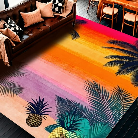 Ultra Soft Area Rug 4x6, Non Slip, Stain Resistant, Washable Area Rugs ...