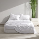 Ultra Soft Bamboo Sheet Set of 4, Durable and Cooling Bamboo Fiber Bed ...