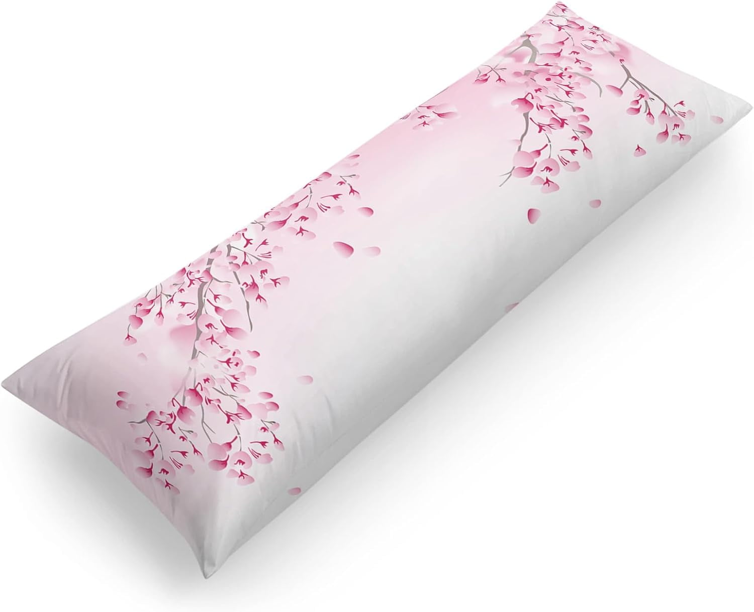 Ultra Soft Body Pillow Case Cover with Zipper, 21" x54 Luxury Long Body ...