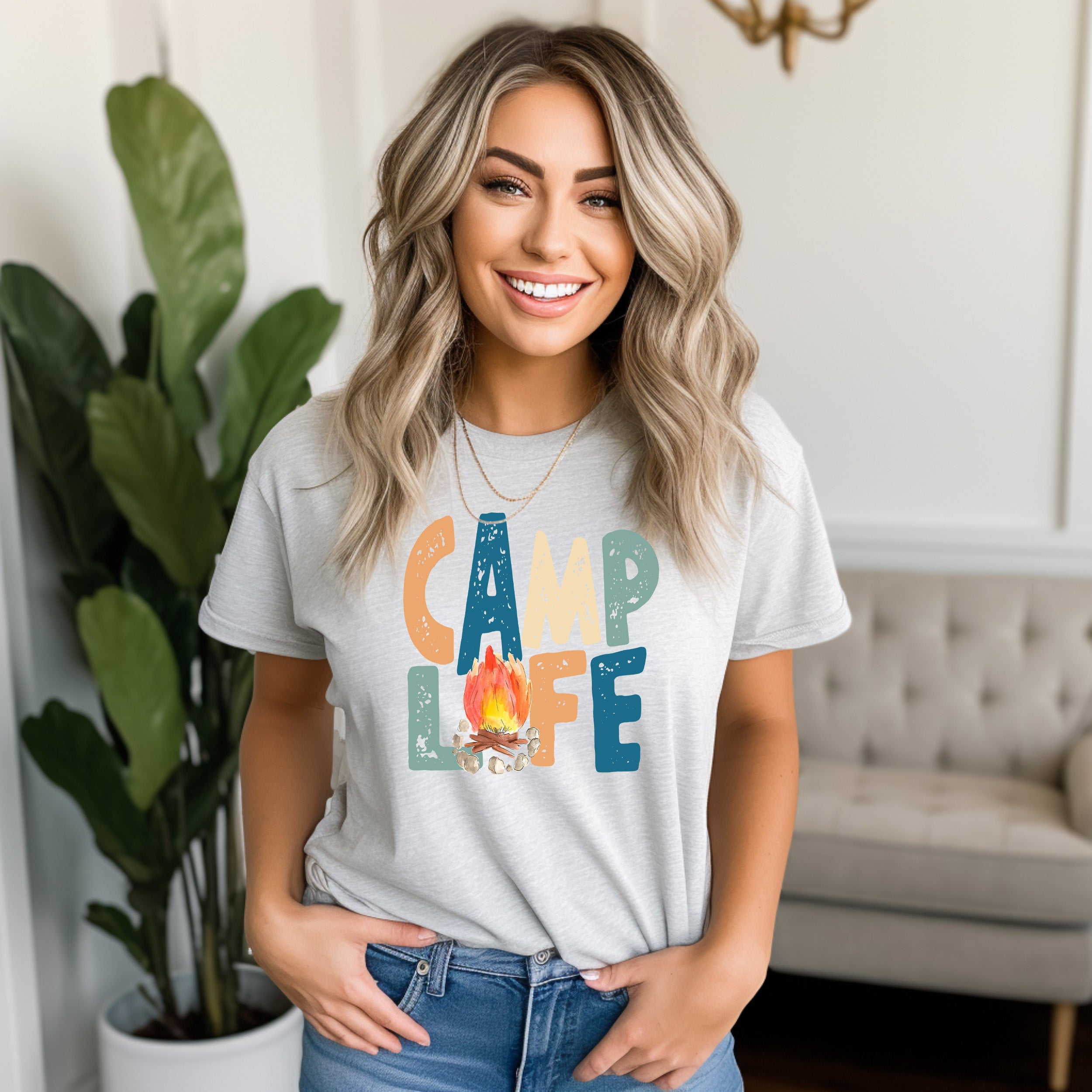 Ultra Soft Camp Life Unisex Tee Shirt | Best Outdoor Themed Design T ...