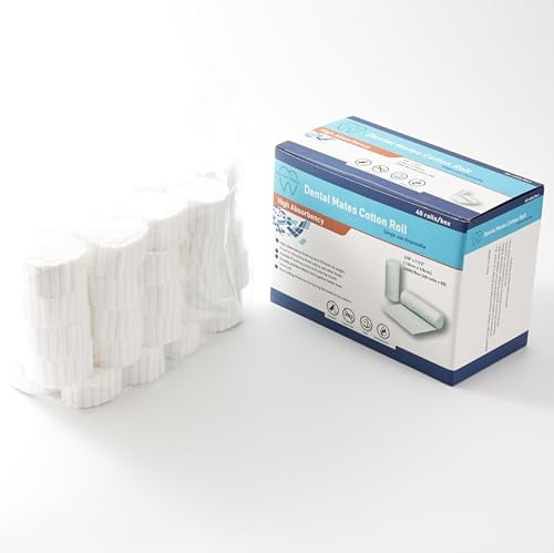 Ultra-Soft Dental Cotton Rolls Non-Sterile, Highly Absorbent, Nose ...
