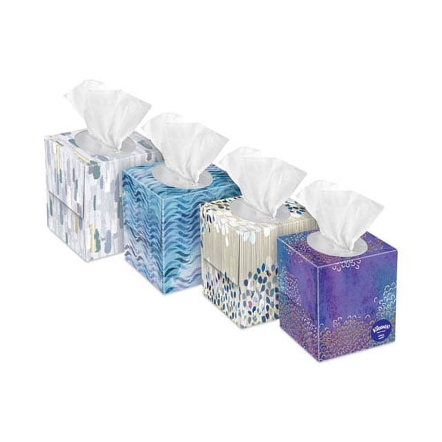 Ultra Soft Facial Tissue, 3-Ply, White, 60 Sheets/Box, 4 Boxes/Pack, 3 ...