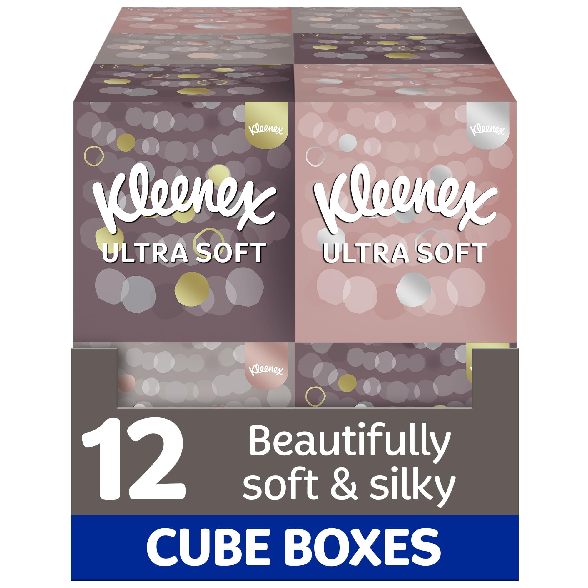 Ultra Soft Facial Tissues 12 Pack, Cube Box Design for Convenient ...
