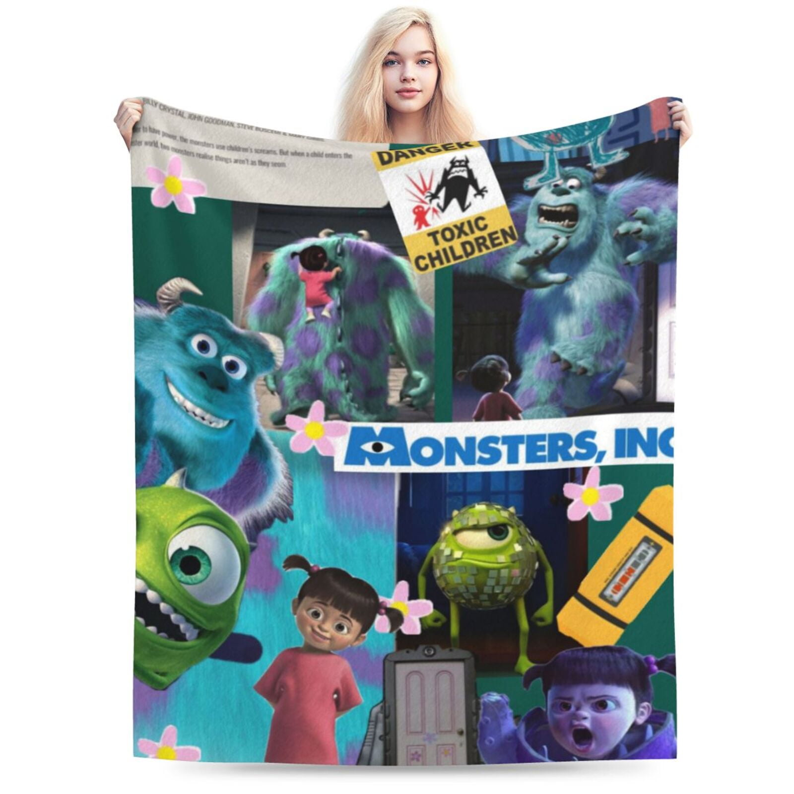 Ultra Soft Flannel Fleece Blanket, Monsters Inc Comfort Throw Blanket ...