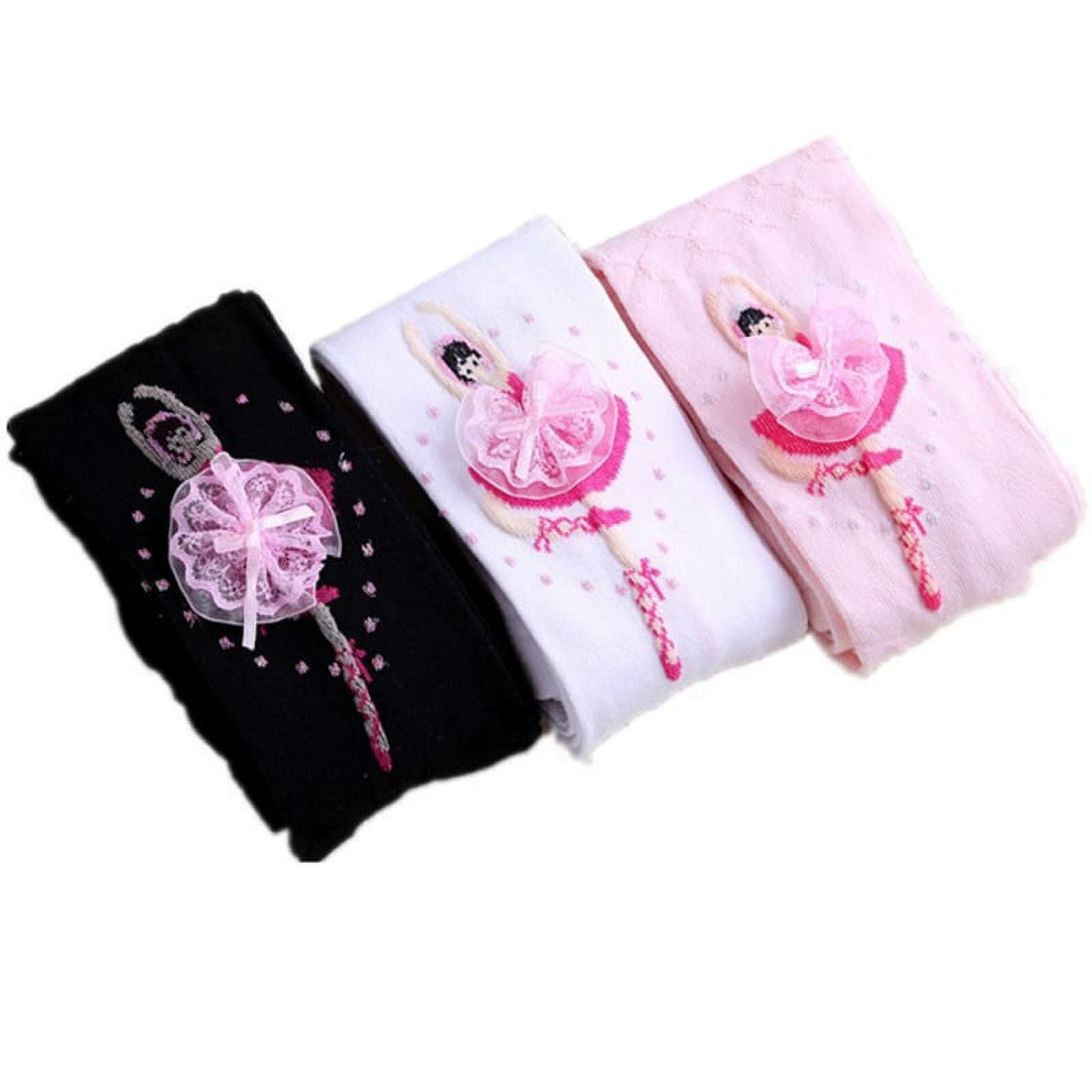 Ultra-Soft Footed Dance Tights Sockings Ballet Tights 3D Girl Pattern ...