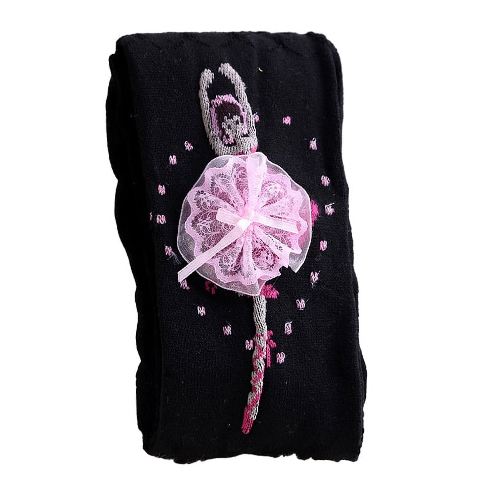 Ultra-Soft Footed Dance Tights Sockings Ballet Tights 3D Girl Pattern ...