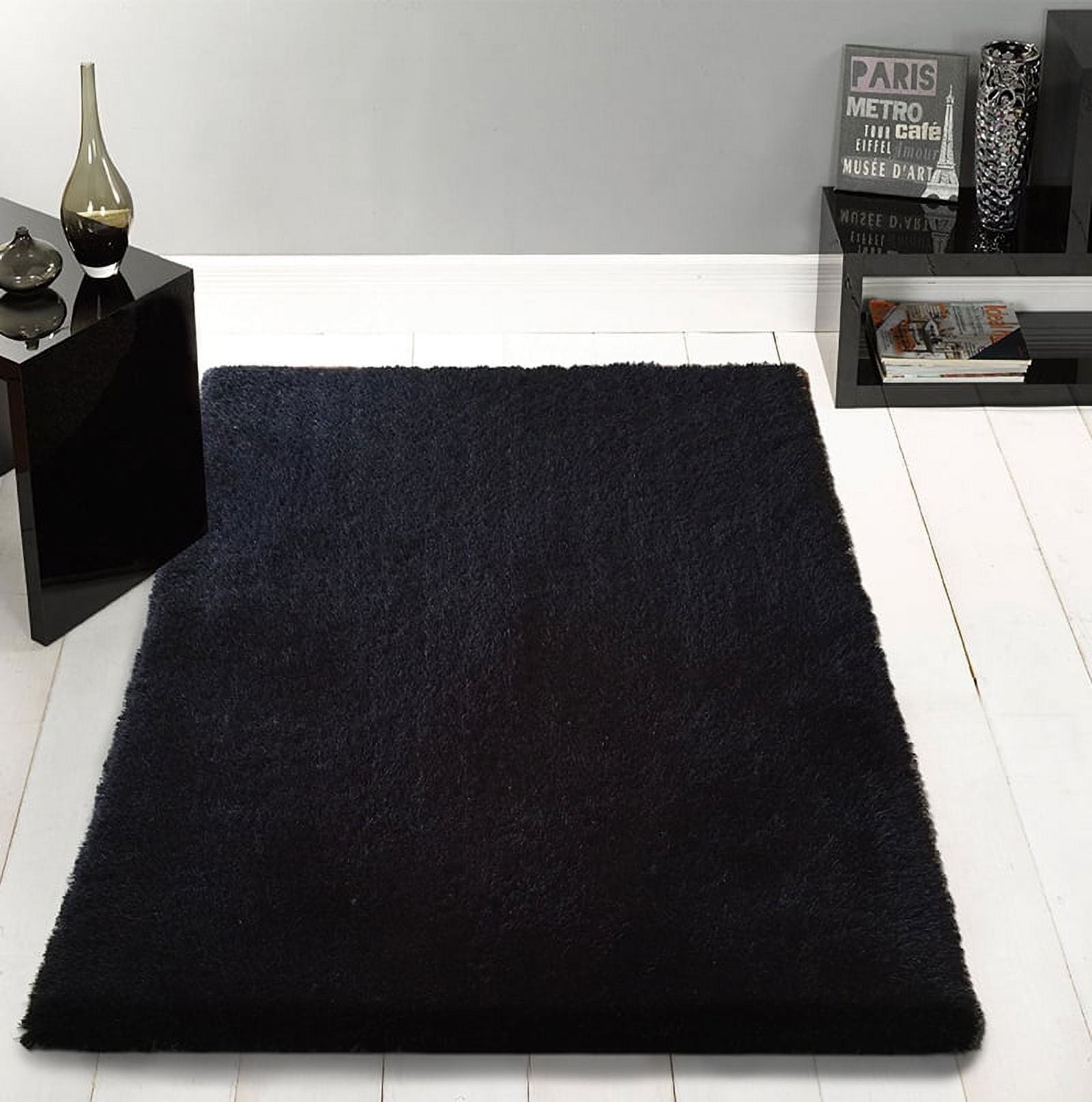 Ultra Soft Hand Tufted Area Rug, Luxury Shag Area Rug with Non-Scratch ...