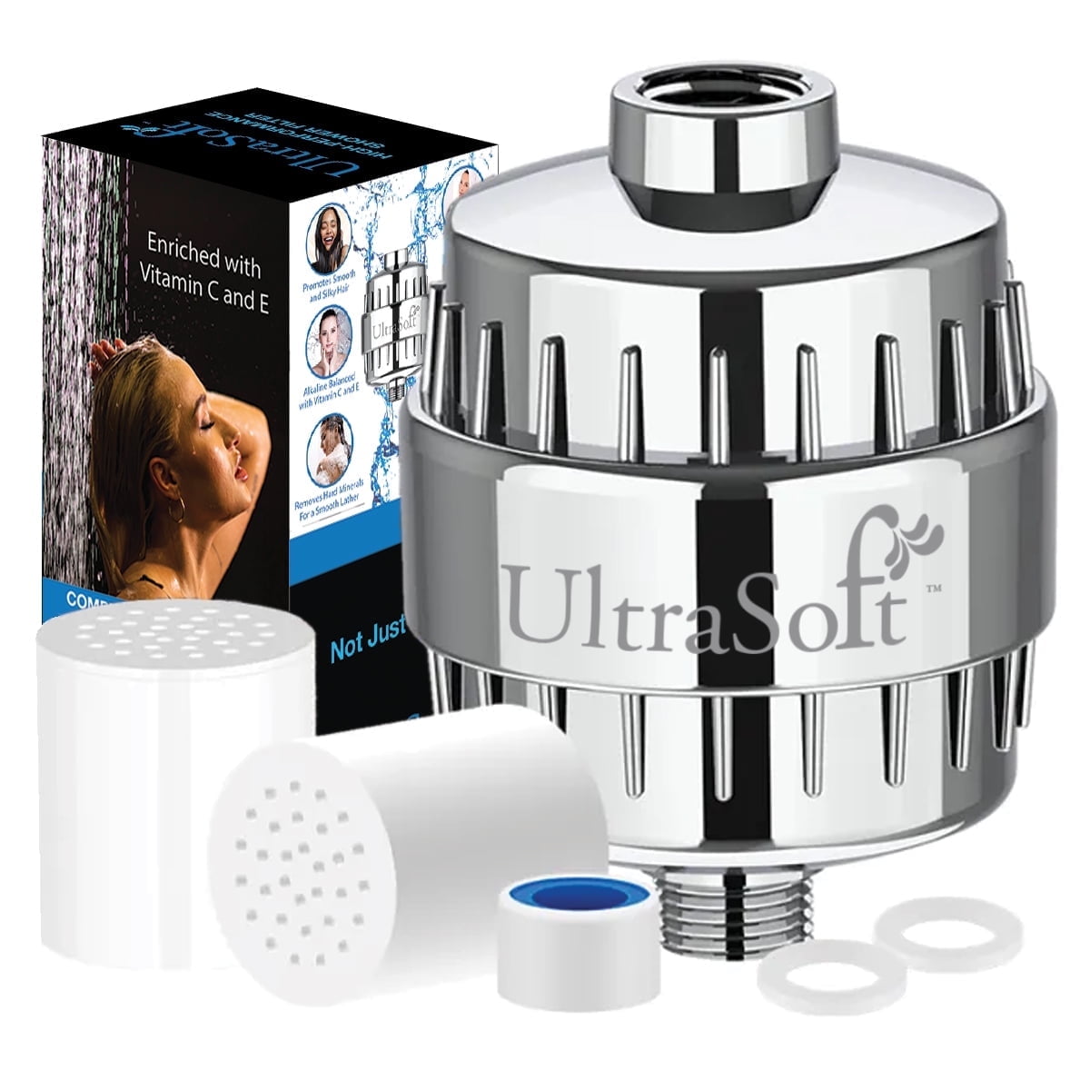 Ultra Soft - High Output, Multi Stage, Rejuvenating Shower Filter With ...