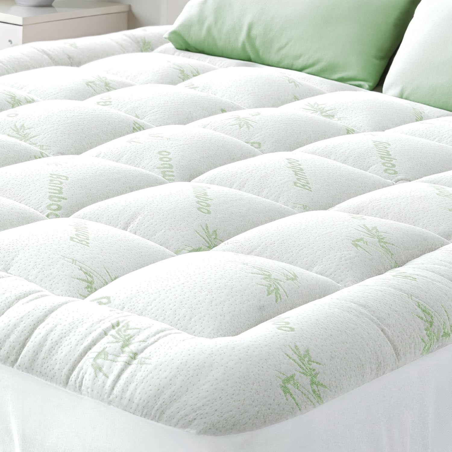 Ultra Soft Mattress Topper | Pillow Top Mattress Pad | Back Pain Relief ...