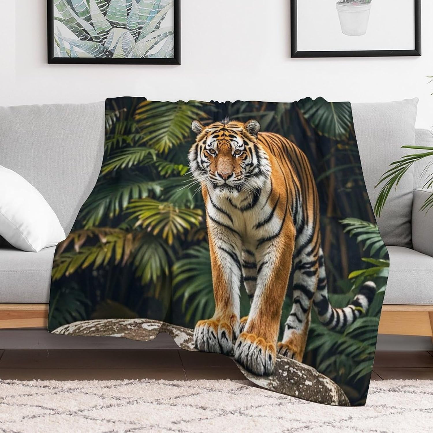 Ultra-Soft Micro Fleece Blanket Cooling Blanket Lightweight Warm ...