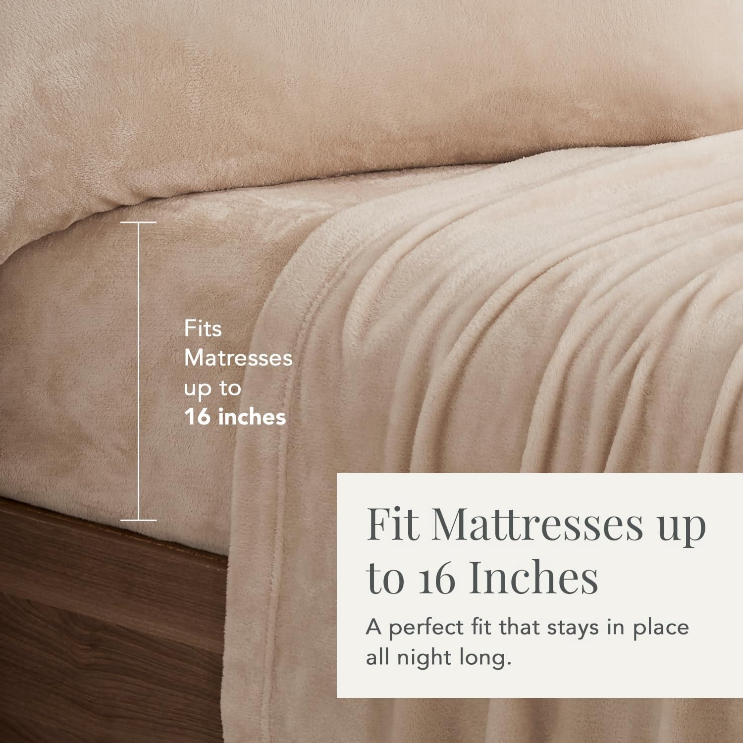 Ultra Soft Micro Fleece Sheets Set with Deep Pockets | Plush Polar ...