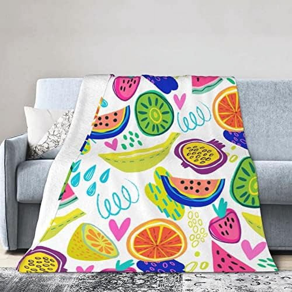 Ultra-Soft Micro Fuzzy Throw Blanket Paint Splatter Beautiful Woman ...