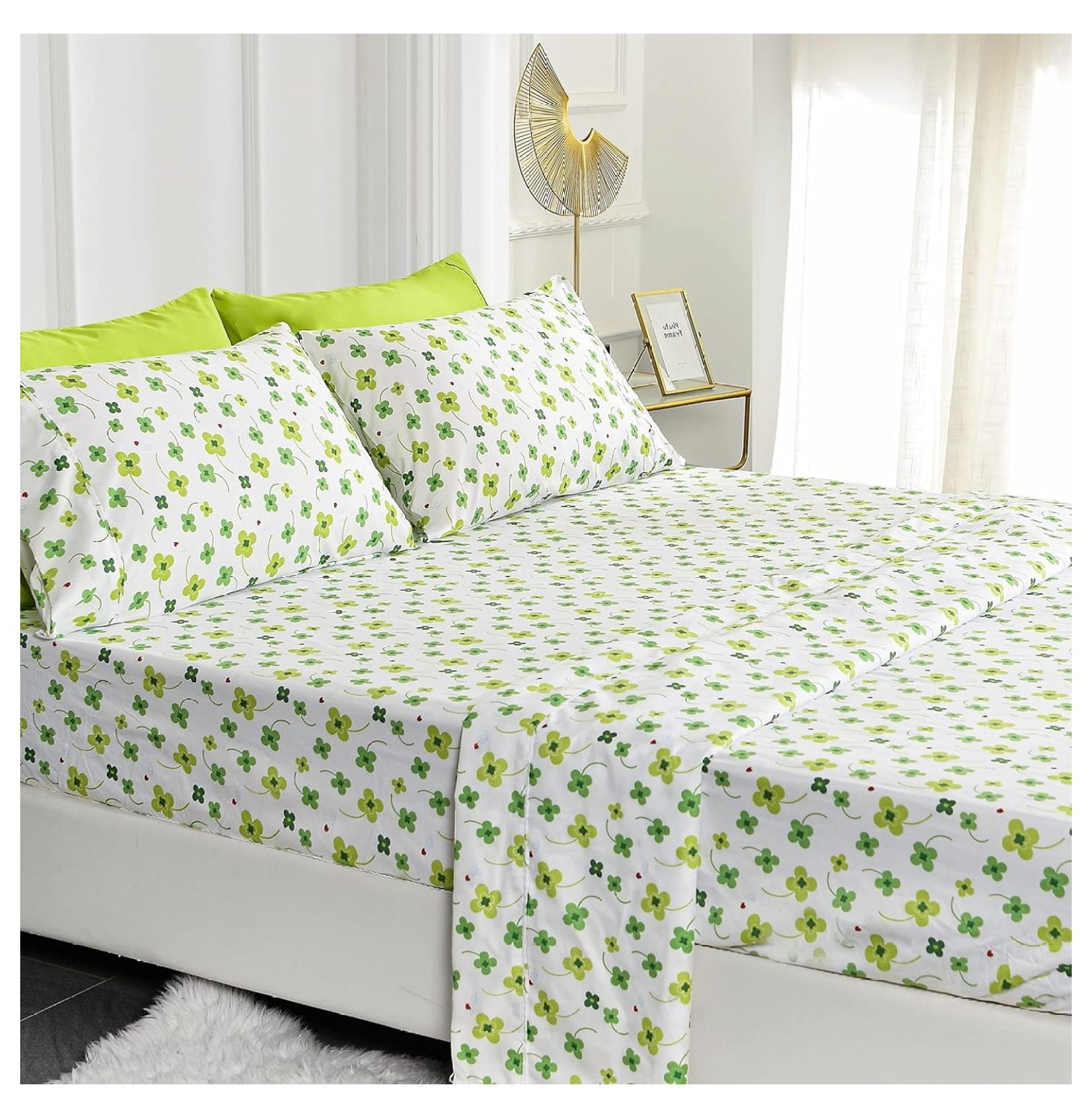 Ultra-Soft Microfiber Sheet Set - Double Brushed - Wrinkle and Stain ...