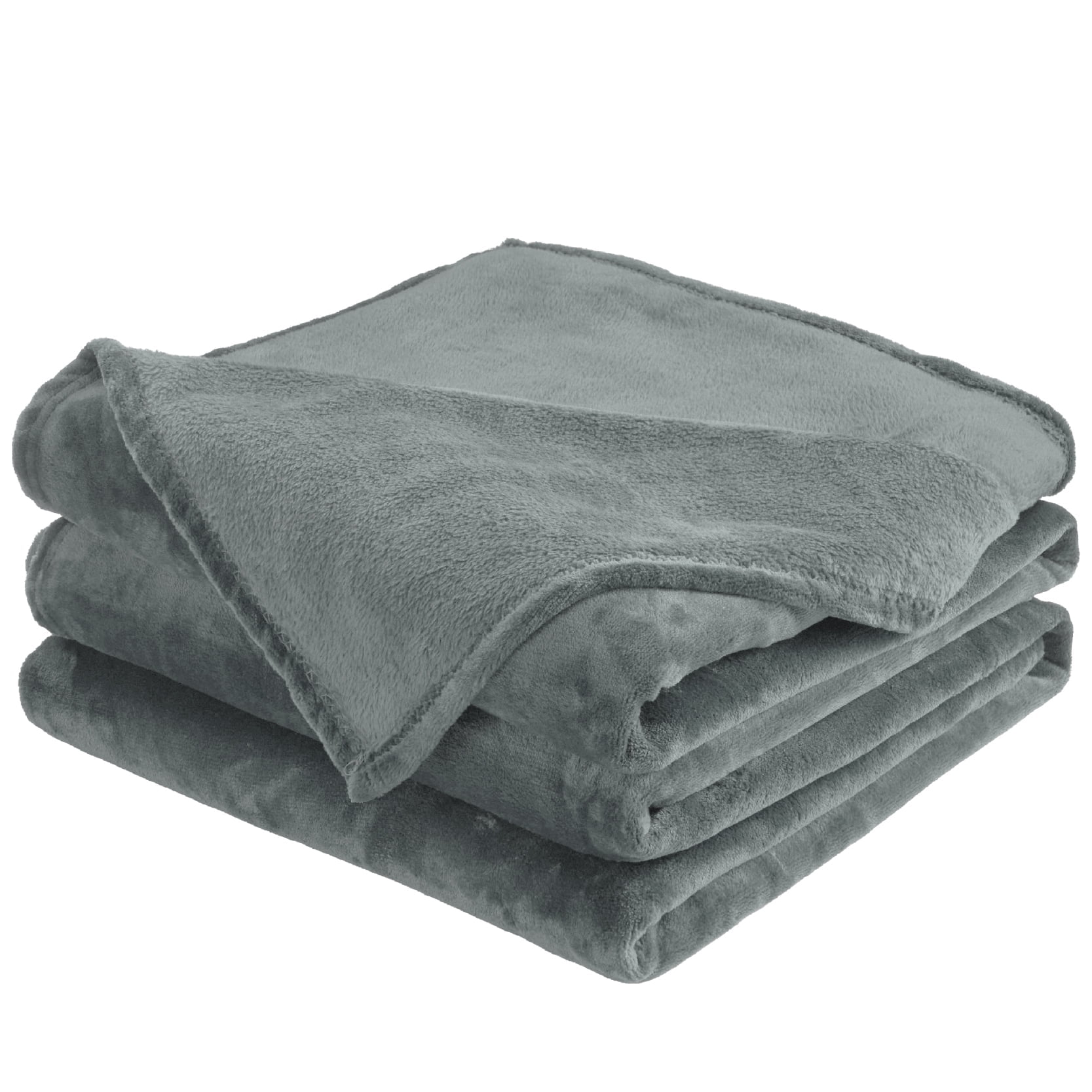 Ultra Soft Microplush Fleece Travel Throw Blanket, All Season Fuzzy ...